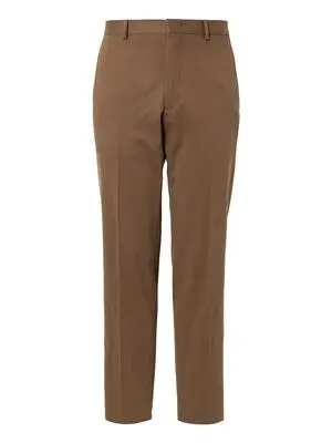 Loro Piana Jarno Austin Straight-leg Trousers - Brown