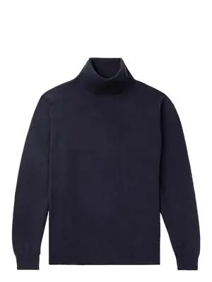 Loro Piana Baby Cashmere Rollneck Sweater - Blue