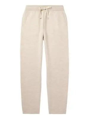Loro Piana Sassiglioni Straight-leg Wool Sweatpants - Neutrals