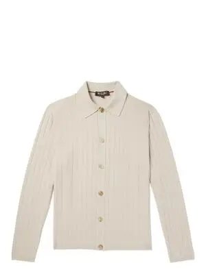 Loro Piana Wish® Wool Cardigan - Neutrals