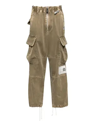 Mihara Yasuhiro Logo-patch Cargo Trousers - Neutrals