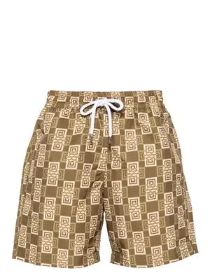 Frescobol Carioca Board Swim Shorts - Neutrals