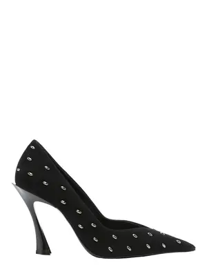 MUGLER 95mm Fang Pumps - Black