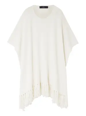 ARCH4 Arch4 Jules Fringed Cashmere Poncho