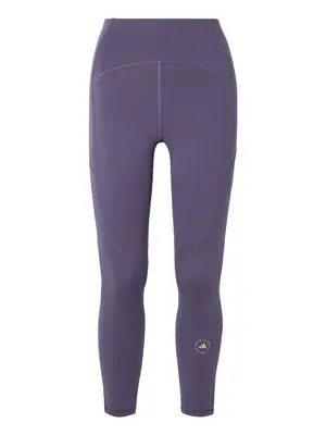 Adidas By Stella McCartney Truestrength Stretch Recycled Leggings - Purple