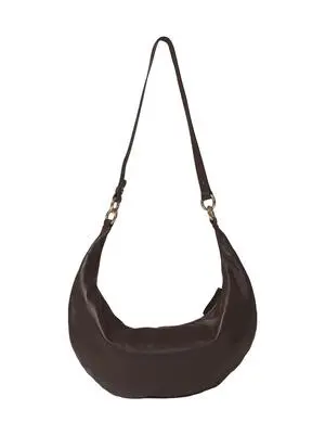 HYER GOODS Leather Convertible Hobo Ring Bag