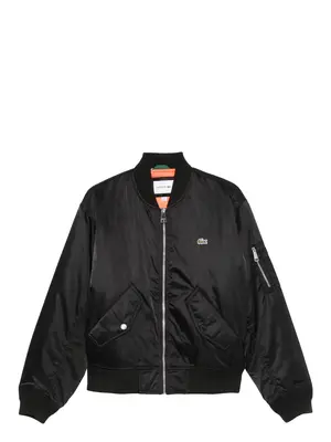 Lacoste Padded Bomber Jacket - Black