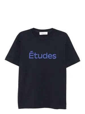 Études Studio Logo-print T-shirt - Blue