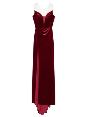 CRISTALLINI Grace Maxi Dress - Red
