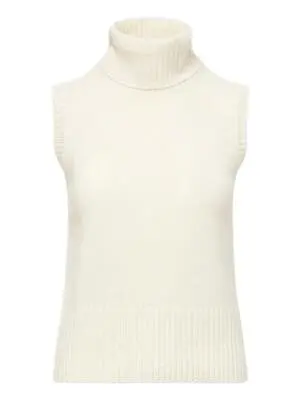 Veronica Beard Mazzy Cashmere Shell Ivory