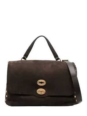 ZANELLATO Zanellato Postina Jones Leather Handbag Brown