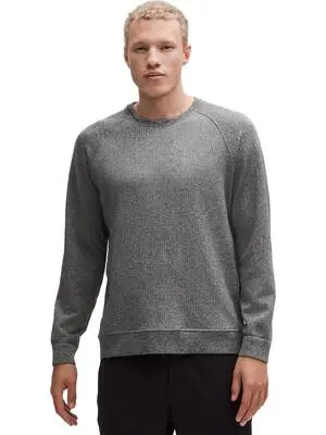 Lululemon Engineered Warmth Long-sleeve Crew - Silver Drop/graphite Grey