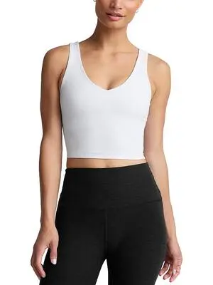 Beyond Yoga Spacedye Good Day Cropped Tank Top - Cloud White
