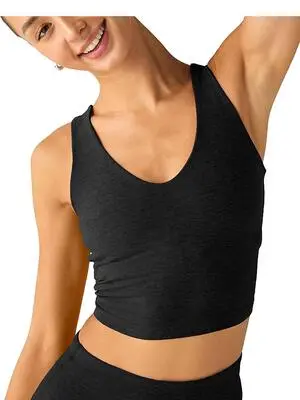Beyond Yoga Spacedye Good Day Cropped Tank Top - Darkest Night