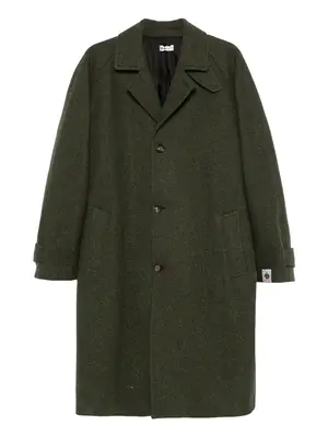 Bally Felted Virgin Wool Coat - Green