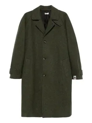 Bally Felted Virgin Wool Coat - Green