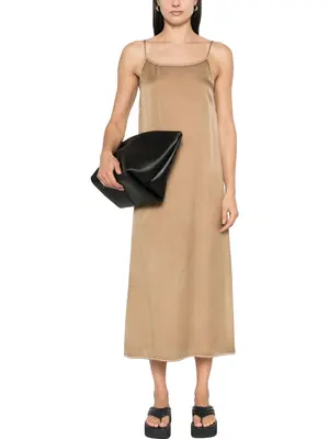 UMA WANG Anaya Midi Dress - Brown