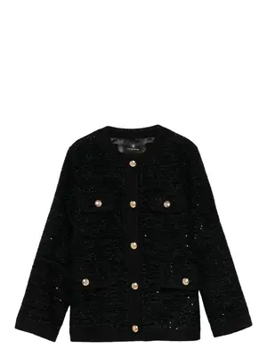 ANINE BING Lydia Tweed Jacket - Black
