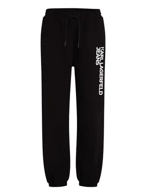 Karl Lagerfeld Logo-tape Track Pants - Black