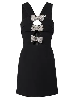 Rebecca Vallance Eliana Embellished Minidress - Black