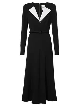 Roland Mouret Cady Midi Dress - Black