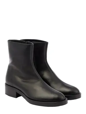 CO CO Leather Ankle Boots