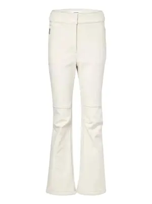 YVES SALOMON Logo Ski Pants - White