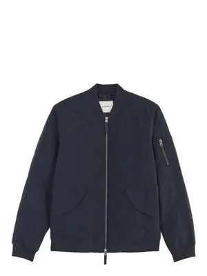 Everlane Quilted Bomber Jacket - Navy