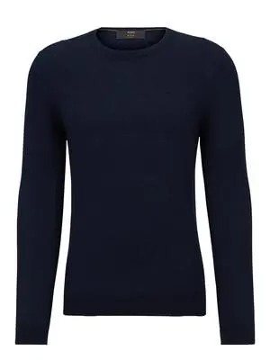 BOSS Cashmere Crewneck Sweater - Blue