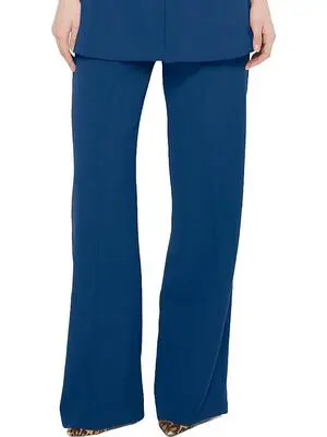 AS By DF Finn Straight Leg Trousers - Navy Blue