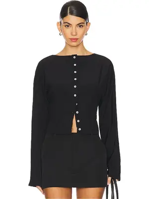 THE LINE BY K Zhade Top - Black