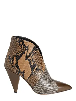 Isabel Marant Archenn Ankle Boots - Animal Print