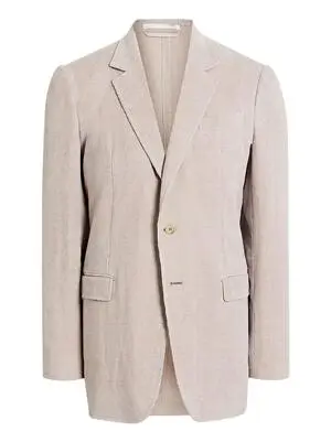 Gabriela Hearst Miller Linen And Cottonblend Corduroy Blazer - Neutral