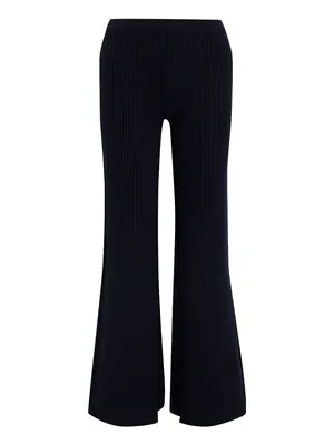 Gabriela Hearst Nada Flared Pants - Midnight Blue