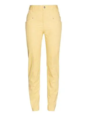 Isabel Marant Isabel Marant Lorrick Slim-Leg Pants Yellow