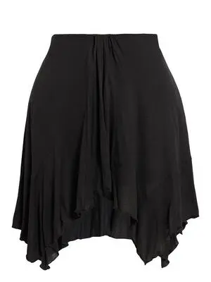 Isabel Marant Fenecia Asymmetric Jersey Skirt - Black