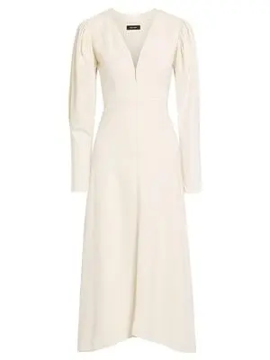 Isabel Marant Étoile Silabi Lyocell-blend Midi Dress - White