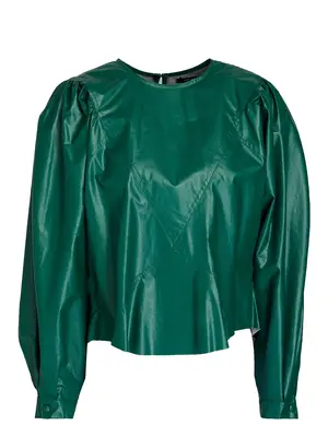 Isabel Marant Dobson Modal-Blend Blouse Emerald