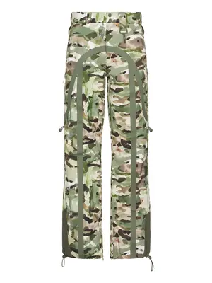 RC OUTDOOR SUPPLY Taped Seam Nylon Shell Pant In Beige,black - Watercolour Camo