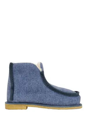 JW Anderson Ankle Boot - Denim & Beige