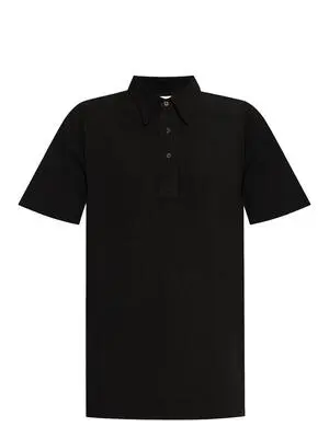 MAISON MARGIELA Cotton Polo Shirt - Black