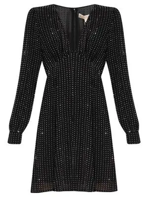 Michael Kors Sequin-embellished Dress - Black