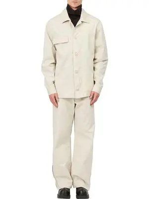 MAISON MARGIELA Gabardine-weave Cotton Shirt Jacket - Neutrals
