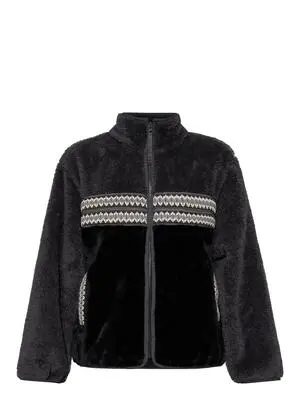 UGG UGG Marlene Funnel-Neck Fleece Jacket Black
