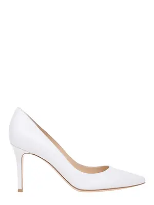 GIANVITO ROSSI 85mm Leather Pumps - White
