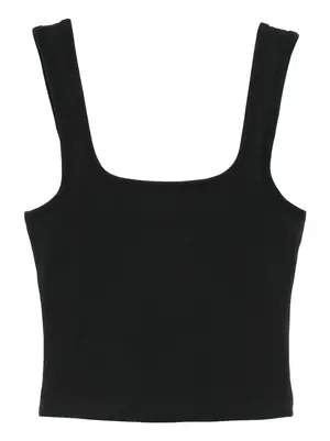 ENTIRE STUDIOS Square Neck Tank Top - Black