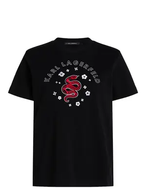 Karl Lagerfeld Lunar New Year T-shirt - Black