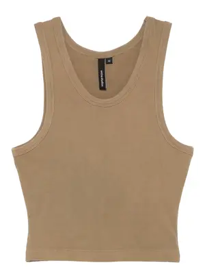 ENTIRE STUDIOS Cropped Tank Top - Green