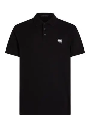 Karl Lagerfeld Ikon Polo Shirt - Black