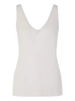 Dorothee Schumacher Ribbed Tank Top - White